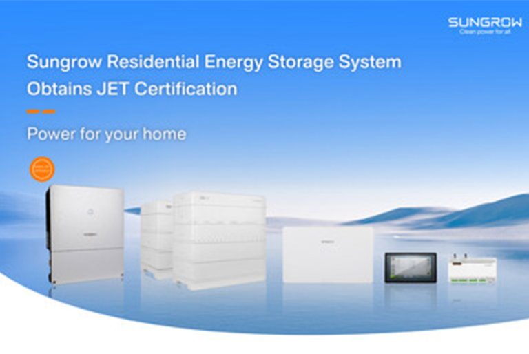 Sungrow Energy Storage System Earns JET Certification