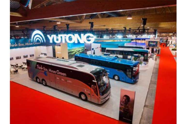 Yutong Bus Showcases Electric Buses and EV Long-Life Tech