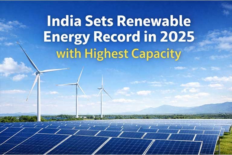India Reaches Record Renewable Energy Capacity in 2025