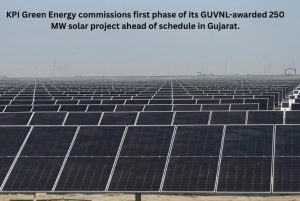 KPI Green Energy early commissions GUVNL solar project